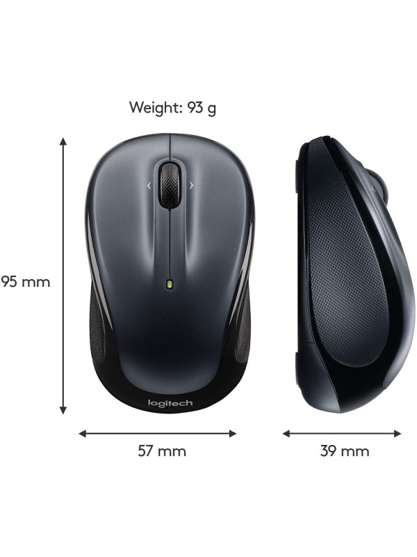 Logitech M325 Wireless Mouse, 1000 DPI Optical Tracking | M325 - Logitech M325 Wireless Mouse